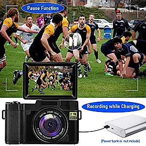 Keculbo 2.7K Camera Digital Camera 30 MP Vlogging Camera (G06B)