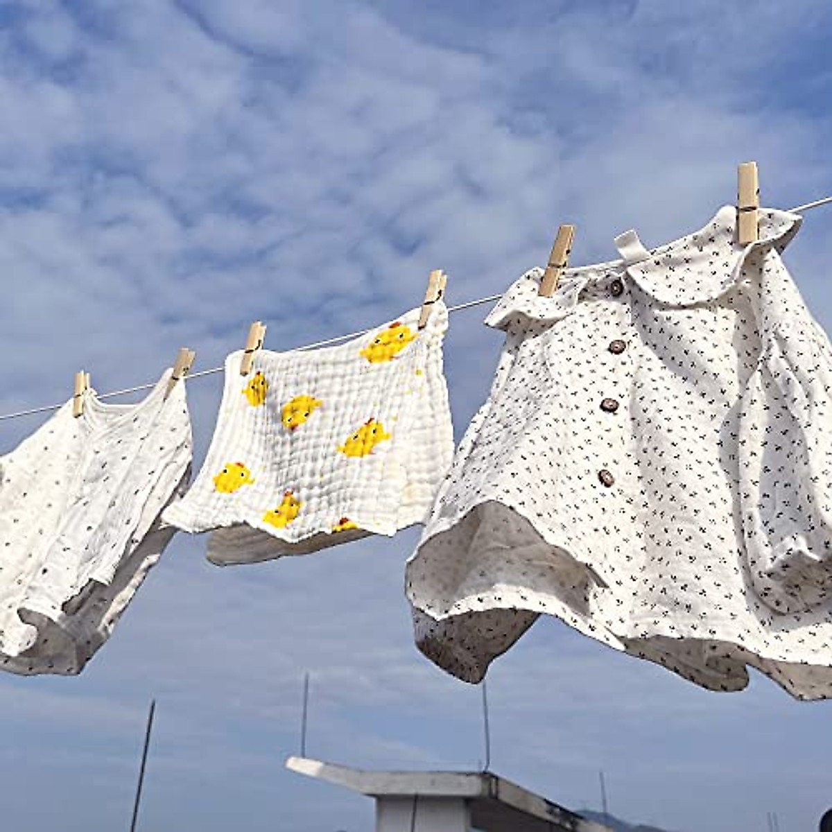 Retractable Clothesline Flexible Portable Heavy Duty 40 Feet Adjustable Heavy Duty Laundry Clothes Line for Wet or Dry Clothes Indoor or Outdoor Easy Installation Gray