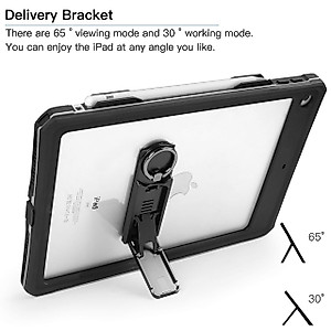 ipad 10.2 Waterproof Case 2021/2020/2019,ACase iPad 7th/iPad 8th/iPad 9th Generation IP68 Waterproof ipad 10.2 Cover with Strap Stand Pencil Holde Built-in Screen Protector Rugged Shockproof Case