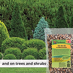 All-Purpose Planting and Growing Food 10-10-10 Fertilizer by Gardenera - Boost Your Garden's Growth - 2 Quart