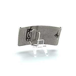 Ariat Men's Rectangle Filagree Shield Buckle, Silver, One Size