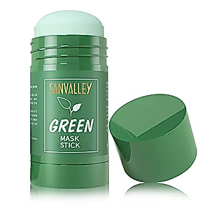 Green Tea Mask Stick, Blackhead Remover with Green Tea Extract, Deep Pore Cleansing, Acne Oil Control, Green Tea Purifying and Detoxifying Skin for Men and Women…