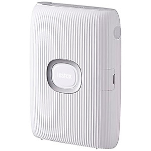 Fujifilm Instax Mini Link Smartphone Printer (Ash White) + Film (40 Sheets) - Bundle