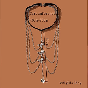 Body Chain Jewelry for Women Snake Thigh Chain Rave Thigh Garter Belt Leg Chain Body Jewelry Summer Beach Surfer Jewelry（Thigh Chain-Butterfly）