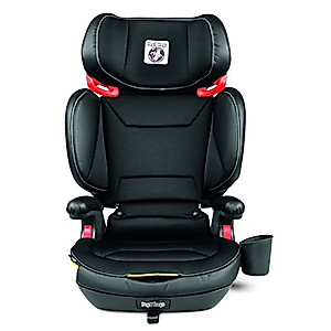 Peg Perego Viaggio Shuttle Plus 120 - Booster Car Seat - for Children from 40 to 120 lbs - Made in Italy - Licorice (Black)