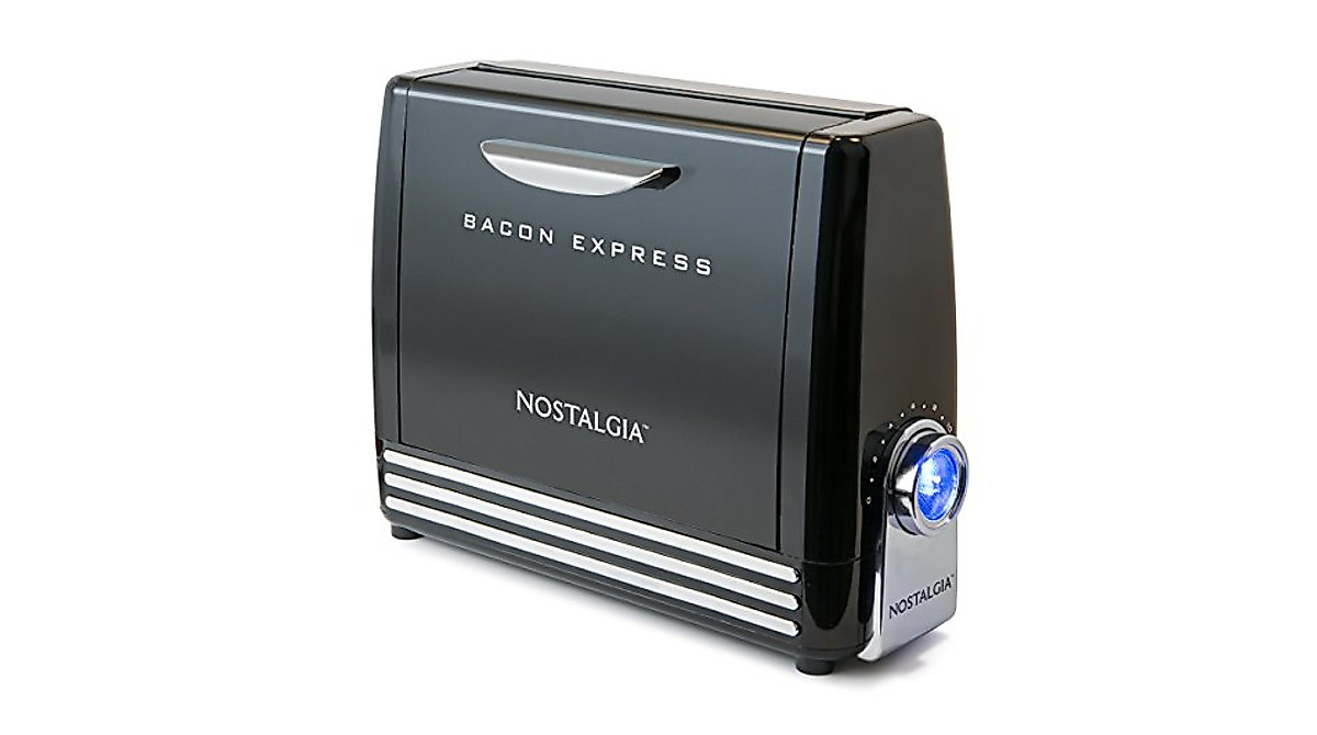 Nostalgia BCN6BK Bacon Express Crispy Bacon Grill - Easy & Healthy