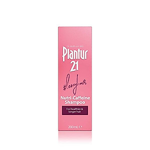 Plantur 21#longhair Nutri-Caffeine Women's Long Hair Shampoo with Keratin and Biotin: Strengthen and Nourish, 6.76 fl oz
