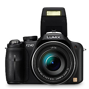 Panasonic Lumix DMC-FZ40 14.1 MP Digital Camera with 24x Optical Image Stabilized Zoom and 3.0-Inch LCD - Black (Discontinued by Manufacturer)