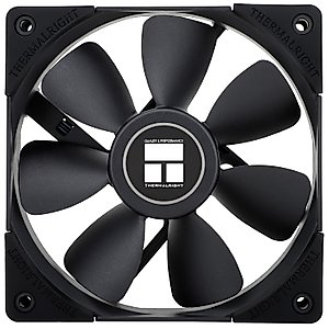 Thermalright TL-R12B 120mm Black CPU Fan, 4-PIN PWM Control, 1500RPM, Balance Performance Case Fan, Low Noise Computer CPU Fan Cooler