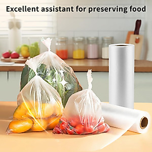 CLASSY Large 16" x 20" 350 Bags/roll Plastic Food Storage Bags, Plastic Produce bags for Vegetable Fruits, Bread(1 Roll)