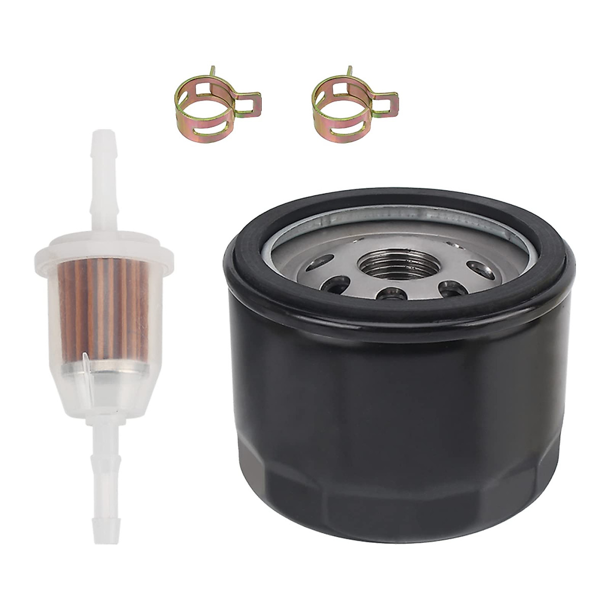 partszen YTH18542 Air Oil Fuel Filter Kit Fit for Husqvarna YTA22V46 YTA24V48 YTH24V54 GY21435 for 591334 590825 for Toro 71286 71286 71286 71427 for JD L105 L108 LA135 LA145 D100 D110