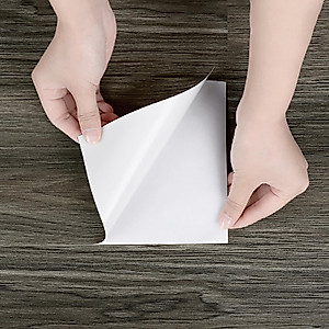 Wallercity Light Black Wood Peel and Stick Floor Tile for Kitchen 36x6 Inches Waterproof Vinyl Flooring for Bathroom Laminate Peel and Stick on Tile for Floor Self Adhesive Removable Sticky Tiles 4PCS