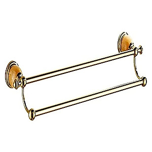 Towel BAR Rack Towel Rail for Bathroom,European-Style Double-Bar Hand Towel Holder,Bath Hand Towel Holder,Bathroom Double Rack,Antique Hanging Towel Bar/56Cm (Color : 66cm, Size : Christmas Reindeer