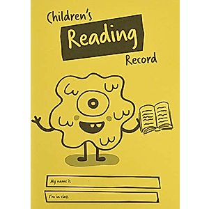 Silvine A5 Child Reading Record - Yellow (Pack of 25)