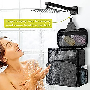 2022 NEW Shower Caddy Dorm - for Full Size Bottle & Quick Dry - Portable Shower Tote Bag Men Women,Camp,Travel,Bath,Gym - College Dorm Room Essensial Boys Girls