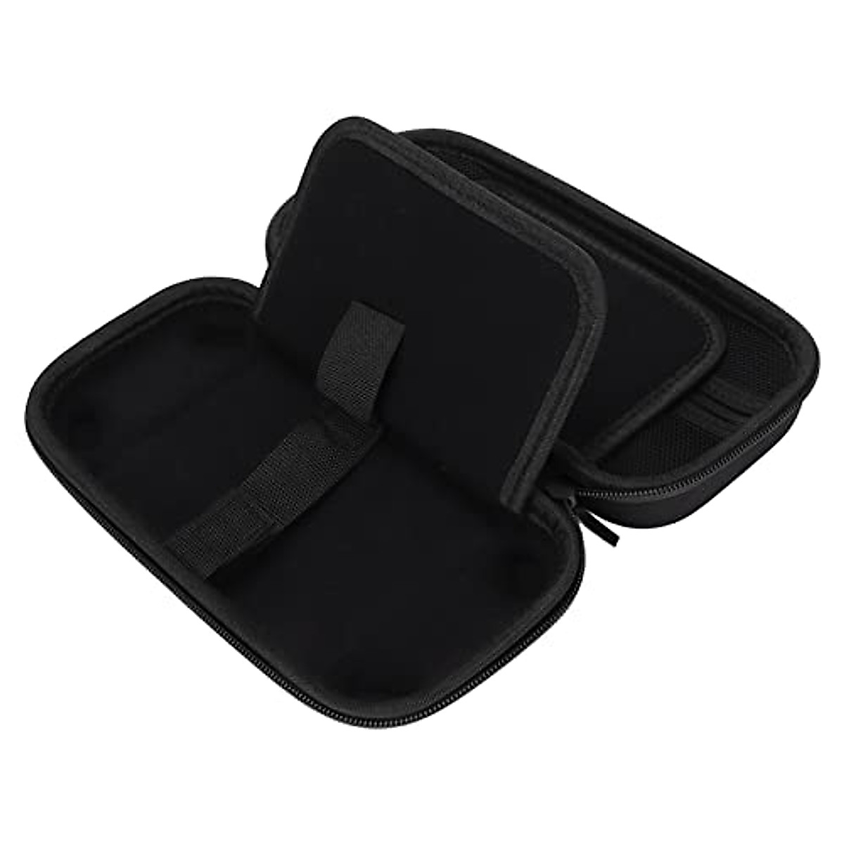 Game Console Storage Bag, Thickened Scratch Proof Lining Gamepad Carrying Pouch Protective for Game Controller (Black Zipper Regular)