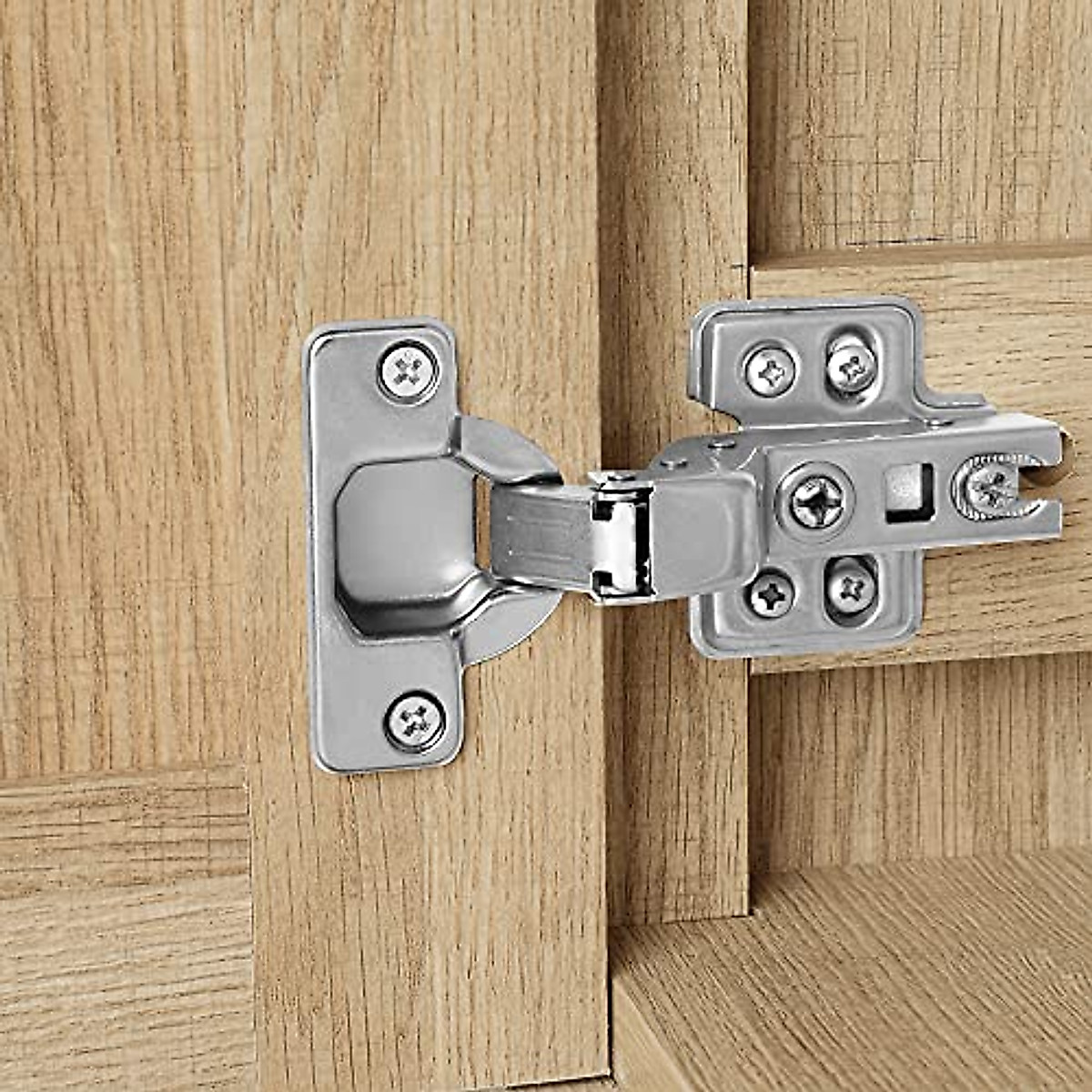 OVE Decors Kansas 36" Single Sink Bathroom Vanity Set with Countertop, Fully-Assembled | Ceramic Sink and Backsplash Included | 02 Doors, 01 Drawer, 36 inches, White Oak