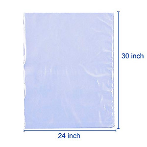 LazyMe Easter Basket Cellophane Shrink Bags, 24x30 inch, Shrink Wrap Bags Large, Clear (20)