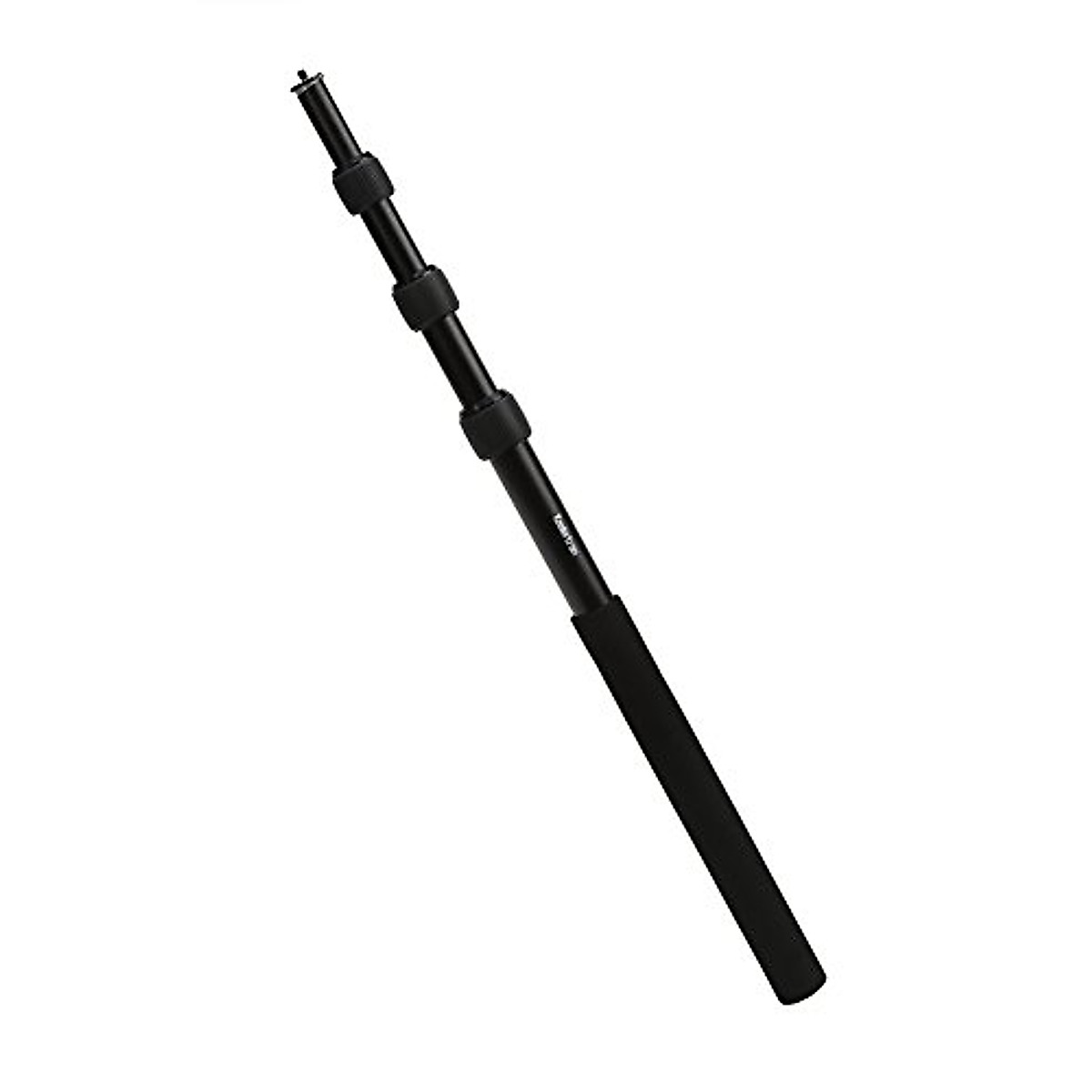 Koolertron Portable Mic Boom Pole Arm 4 Section Stretchable Padded Handheld Telescopic Aluminum Adjustable with Easy Twist Locks and Padded Handle for Professional Shotgun Microphones Fish Pole exte
