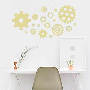 Wooden Gear Set up to 5.9" Unfinished Crafts & Decorations Steampunk Design DIY Paint the Gears Craft Supplies