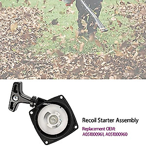 Rinlius Pull Start Recoil Starter Assembly A051000961 for Echo PB-250LN, PB-250, PB-252, ES-250, ES-252 Blowers Replaces OEM A051000960