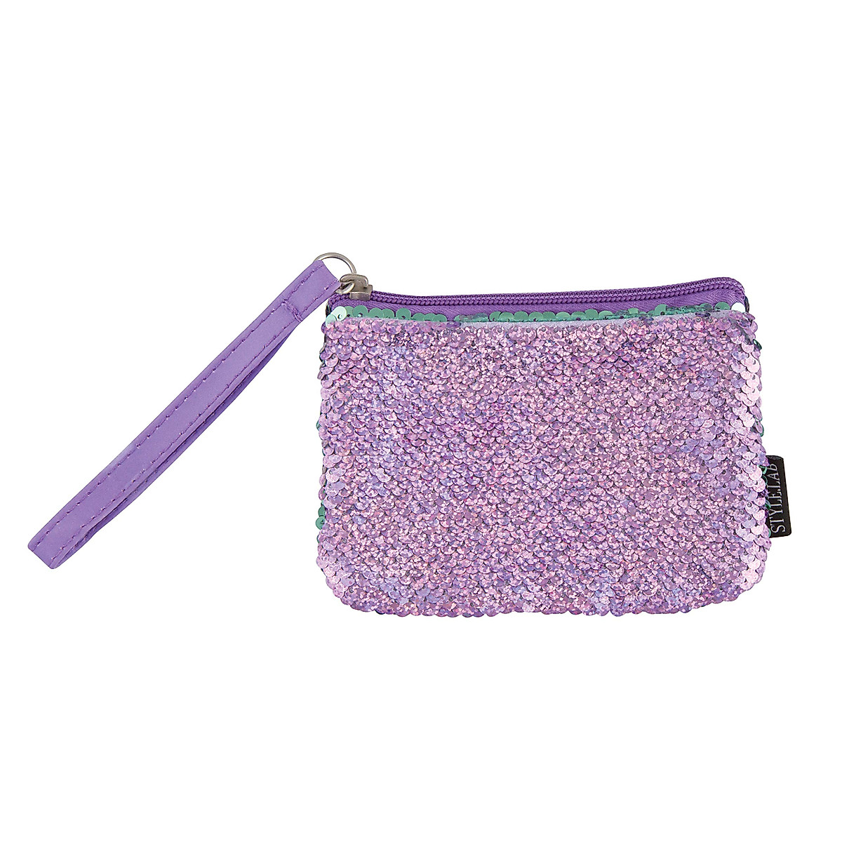 Style.Lab by Fashion Angels Magic Sequin Wristlet - Periwinkle/Seafoam