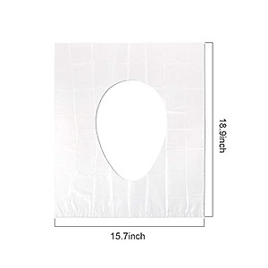 Toilet Seat Covers Disposable 60 pack for Travel Toilet Seat Cover Friendly Packing for Kids Potty Training and Adult