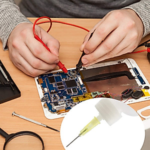 10Pcs Syringe Bottle with 15Pcs Dispensing Needles and 20Pcs Cap (30ml+50ml) Works for Precisely Delivery Grease,Oil Dispensing,Liquid Glue and Ink