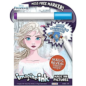 Papartyy Girls Coloring Book Imagine Ink for Girls Super Set ~ Bundle Includes 3 No Mess Magic Ink Activity Books Featuring LOL Dolls,Barbie & Wonder Woman With Wooden Coloring Pencils and Stickers