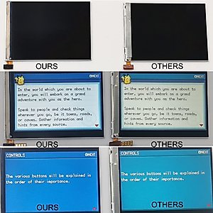 HISPEEDIDO for GBA SP Screen Mod Kits, LCD Backlit Backlight Display, IPS V2 Replacement Accessories Compatible with GBA SP Console (Need to weld one wire)