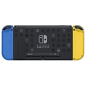 Nintendo Switch Fort nite Wildcat Edition with Yellow and Blue Joy-Con - 6.2" Touchscreen LCD Display, 32GB Internal Storage, 802.11AC WiFi, Bluetooth 4.1, Type-C - 7-in-1 Carrying Case