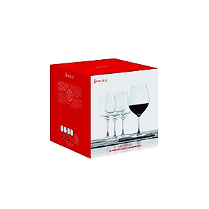 Spiegelau Vino Grande Burgundy Wine Glasses (Set of 4), 25 oz, Clear