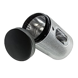 Self-Care Stainless Kitchen Canisters - Modern Kitchen Decoration of Canister Set with Multiple Preservation Purposes by Tight Sealed Lids, Good for Wedding Gifts Kitchen Canisters Set of 3(SC-001)