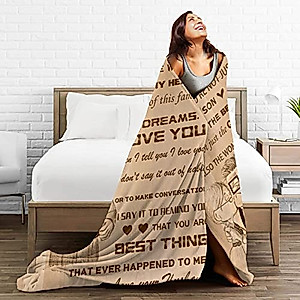 Ghyruio for Wife Birthday for Her Wife Gifts from Husband Romantic Weeding Gift for Women to My Wife Flannel Throw Blankets for Valentines Mothers Day
