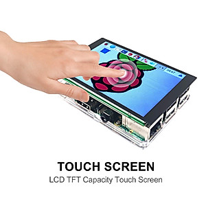 innomaker Raspberry Pi LCD Display TFT Capacitive Touch Screen 3.5 Inch 320×480 for Rasp Pi 5 4 3 B+ Raspberry pi x Display Terminals