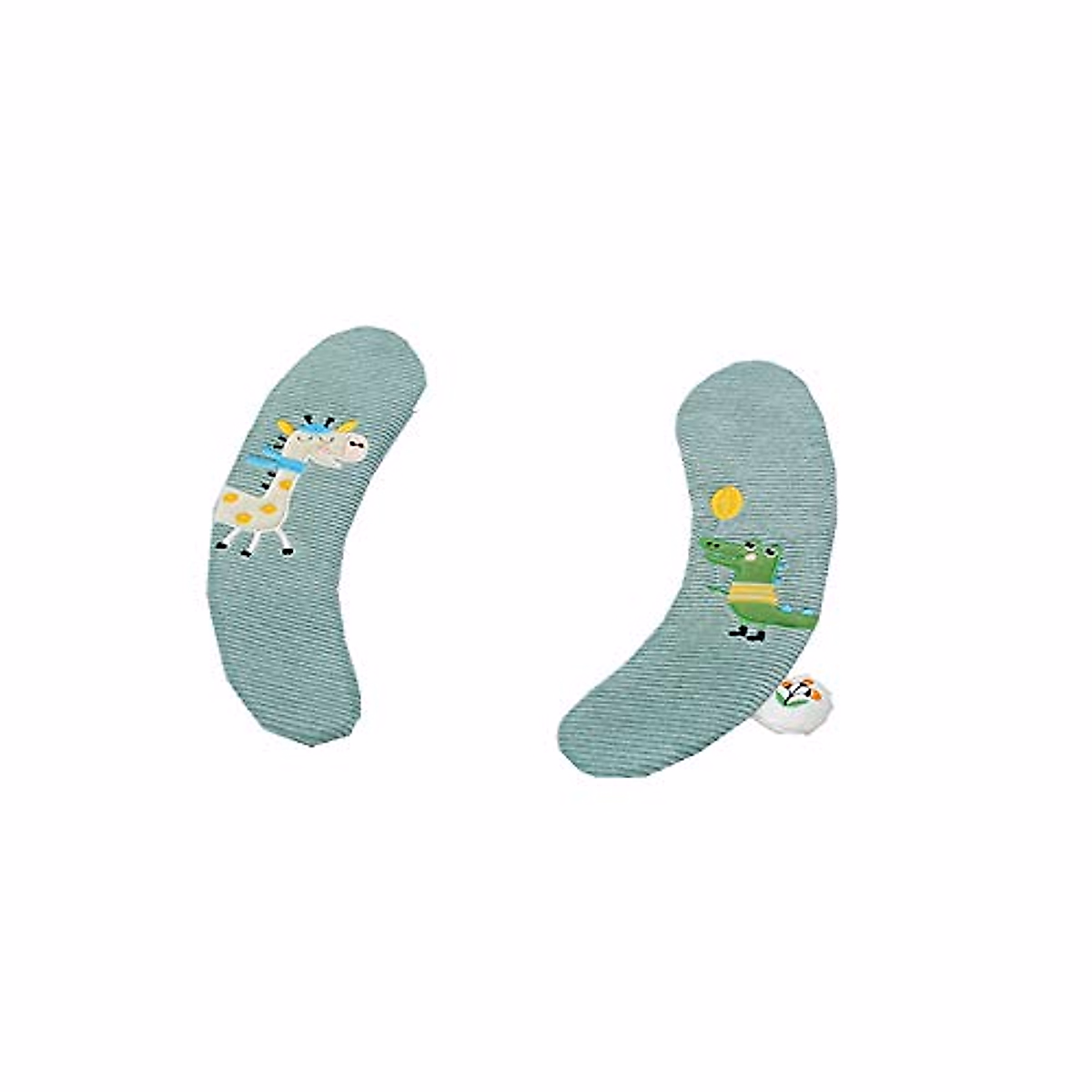 FEEGAR Toilet Seat Covers Toilet Seat Cushion Household Four Seasons Universal Paste Type Waterproof Plush to Keep Warm Green Crocodile Deer, Blue Ingot Pig, Green Christmas, Gray Giraffe, Blue Fis