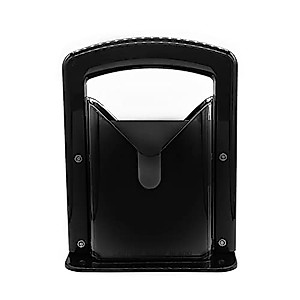 Bagel Slicer, Plastic and Stainless Steel Bagel Precision Slicer, Kitchen Bread Slicing Gadget Black