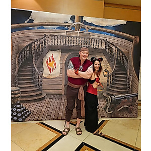 Viking Pirate Costume Men, Medieval Renaissance Shirt, Linen Gothic Victorian Vest, Sleeveless Steampunk Festival Tank Top, Plus Size Halloween Ren Faire Poet Cosplay Clothing(Red-2XL)