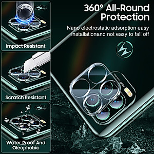 UniqueMe [ 2+2 Pack Screen Protector Compatible with Motorola moto G stylus 5G 2021 Tempered Glass Screen Protector + Camera Lens Protector [Not for Moto G Stylus 4G 2021]【Only for 2021 model】