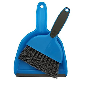 Cage Cleaner - Pack of 2 Sets for Guinea Pigs, Cats, Hedgehogs, Hamsters, Chinchillas, Rabbits, Reptiles, and Other Small Animals - Cleaning Tool Set for Animal Waste - Mini Dustpan and Brush Set