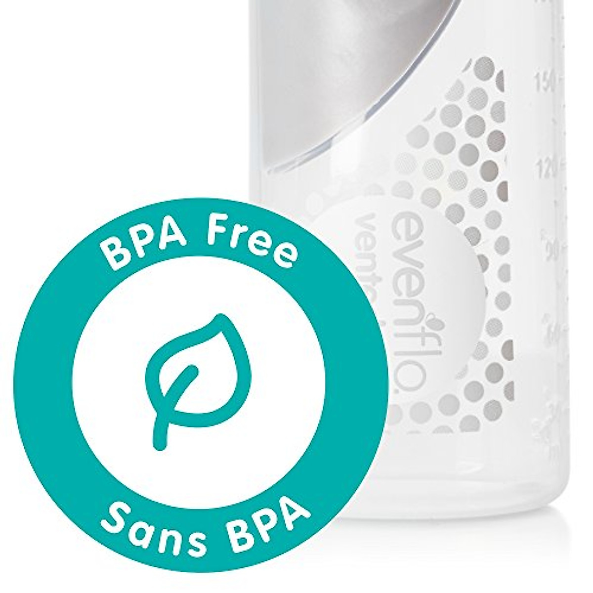 Evenflo Feeding Advanced Angled Vented Bottles, 9 Ounce (Pack of 6)