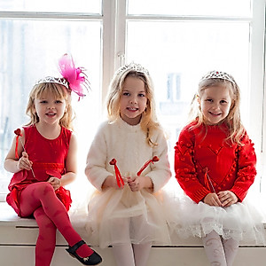 Hicarer 20 Pieces Girls Tiara Crown Bulk Silver Princess Tiaras Crystal Headband for Girls Wedding Birthday Party(Cute Style)