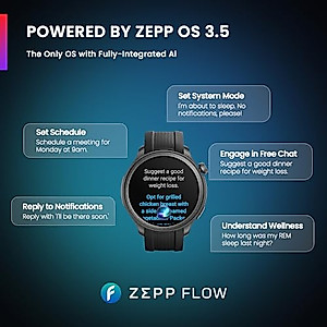 Amazfit Balance Smart Watch 46mm with Body Composition & Health Analysis, Sleep Recovery, GPS, Step Tracking, Alexa Built-In, Bluetooth Calling, 14-Day Battery Life (Black)