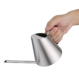 900ml Stainless Steel Long Mouth Watering Can Flower Bonsai Watering Garden Planting Indoor and Outdoor Garden Yard