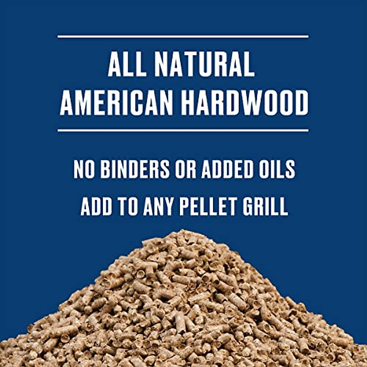 Kingsford 100% Natural Hickory Hardwood Blend Pellets - for All BBQ Grills & Smokers, 18 lbs