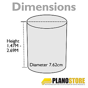Plano 3" Adjustable Rod Case, Sandstone