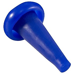 Caplugs TP-6 – TP Series – Tapered Vinyl Plugs, 1000 Pack, Min Hole Diameter 0.10" x Max Hole Diameter 0.20" x Length 0.50", Blue, Flexible, Small Hole Plugs (99191867)