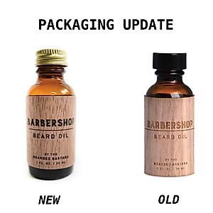 TBB Barbershop Beard Oil for Men | Leave-In Beard Conditioner | Keeps Facial Hair Soft and Moisturizes Skin | Jojoba Oil, Argan & Sweet Almond Essential Oils (1 Oz.)