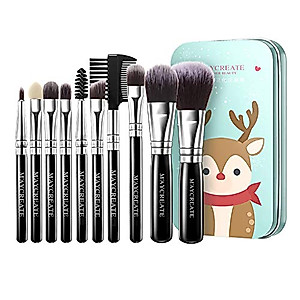 Beauty Rounds Cosmetic Sets Brush Eyeshadow Makeup Brush 10PCS Tools Eyebrow Foundation Beauty Tools Skin Care Stuff