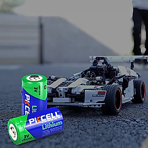 CR123A 3V Lithium Battery 1700mAh 2 Pack, 123 Batteries Lithium, 123A Lithium Batteries 3 Volt High Power, CR123 for High Intensity Flashlight, Home Safety, Security Devices